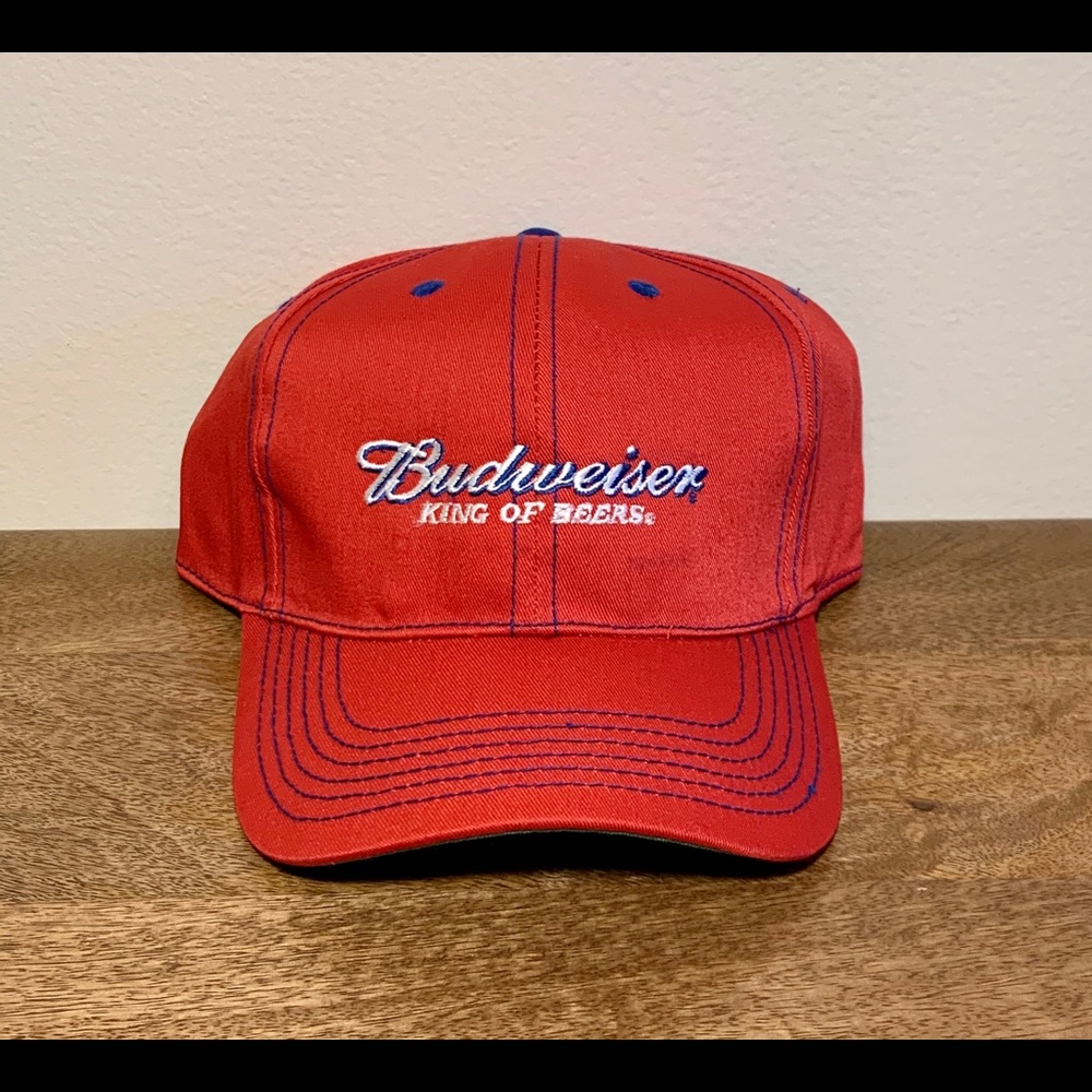 New! 90s Budweiser King Of Beers Snapback Hat. - Gem